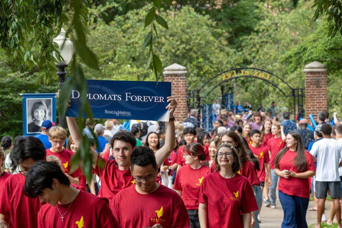 First-Years, First Steps at Lux et Lex Walk